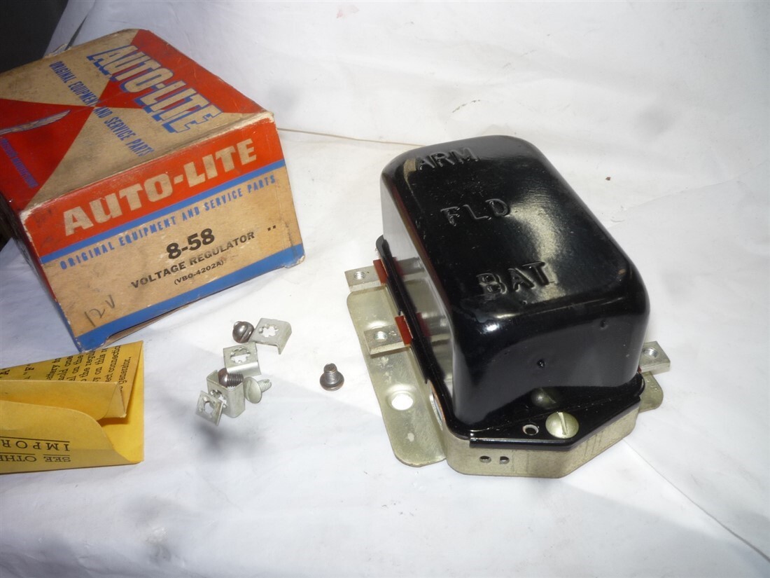 1956 1957 Chrysler IMPERIAL nos autolite voltage regulator vbo-4202a | eBay