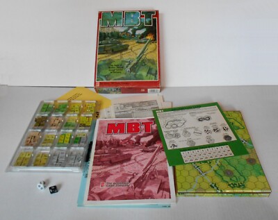 Modern Tactical Ground Combat in Germany Board Game MBT Avalon Hill ...