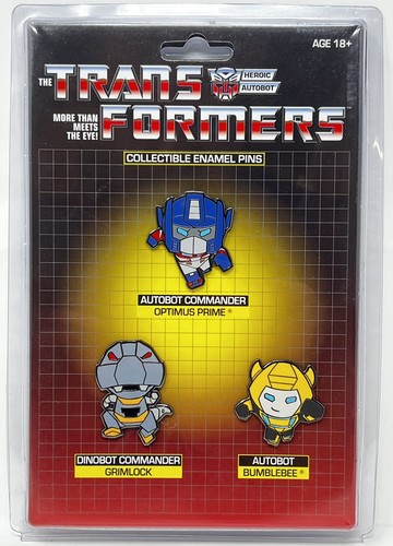 The Transformers Collectible Enamel Pins Optimus Prime, Grimlock ...