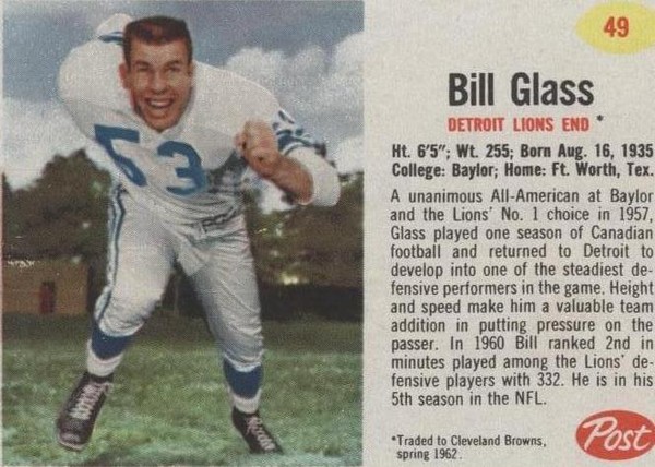 1962 Post - #49 Bill Glass online kaufen | eBay