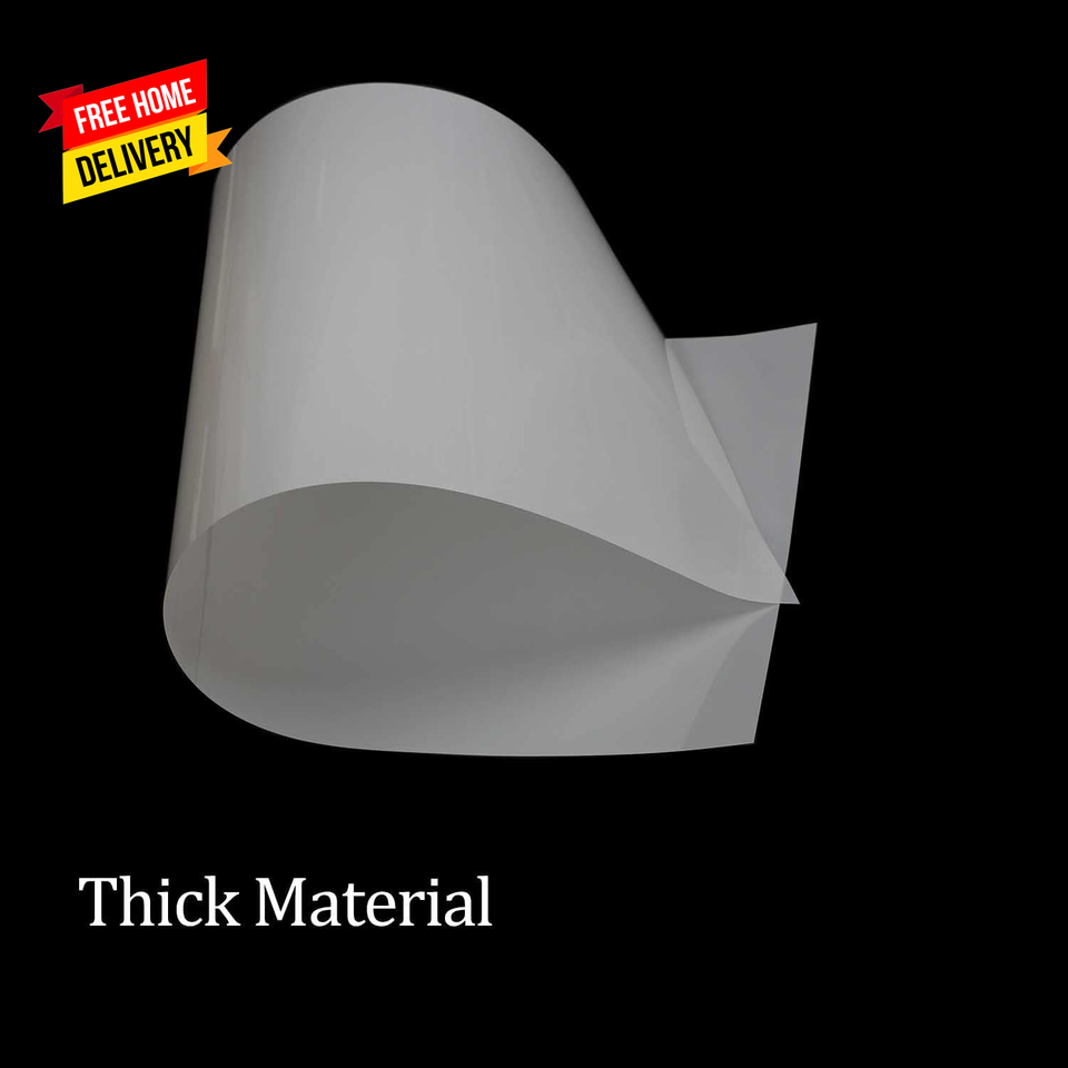 10 Sheets 10 Mil Mylar Sheet 12 X 24 Inch Milky Translucent Plastic ...