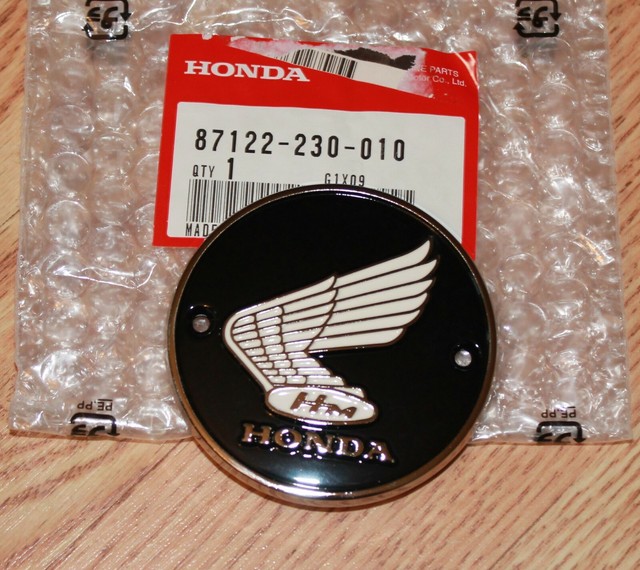 NOS Honda L Fuel Tank Emblem CL Ca CB SS 72 77 125 175 87122-230-010 ...