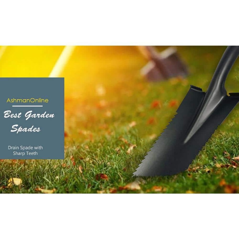Drain Spade Teeth Shovel Multi-Purpose Metal Blade Shovel 48 in ...