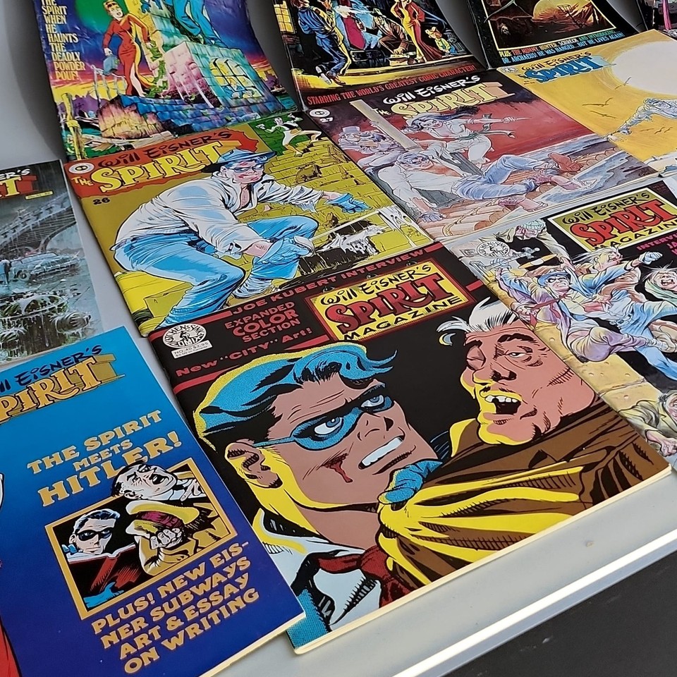 The Spirit Warren Magazine Lot Will Eisner Horror Crime Vintage Comic ...