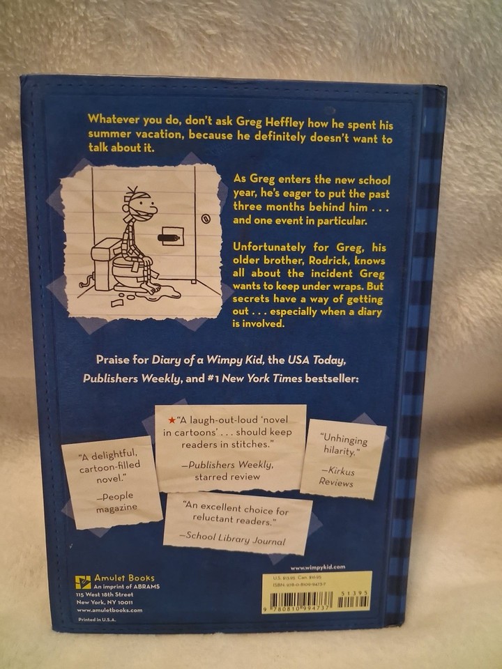 Diary of a Wimpy Kid # 2 - Rodrick Rules by Jeff Kinney (2008 ...