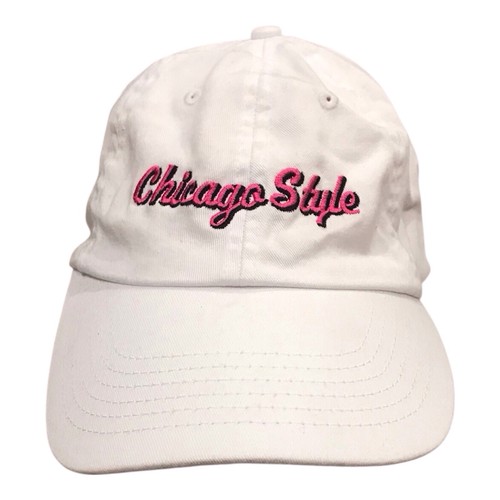 Chicago Style Dad hat Pink/White | eBay
