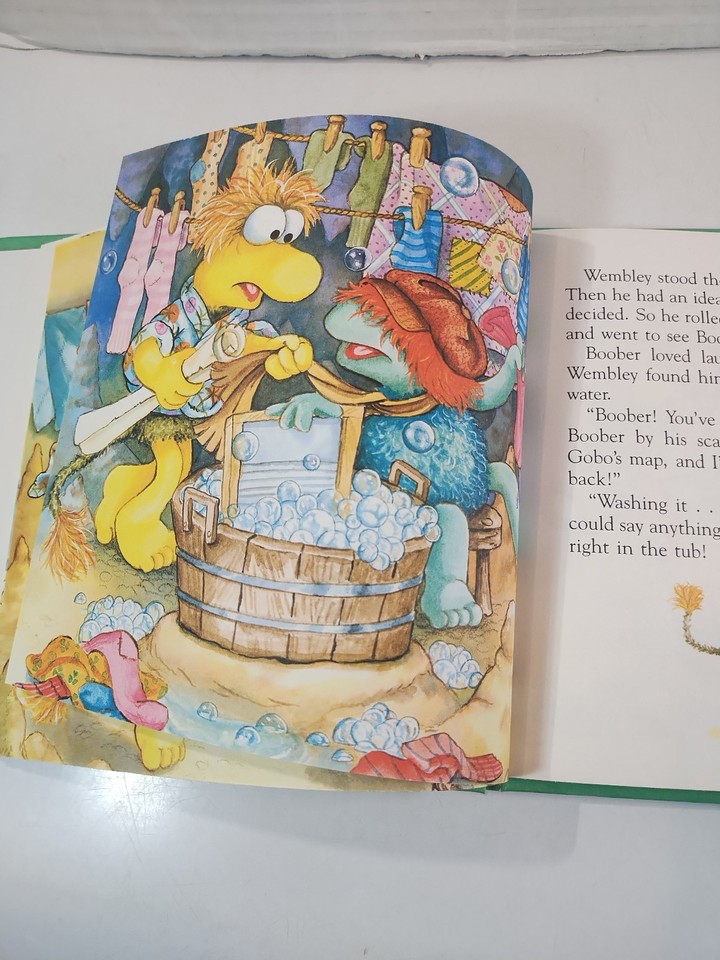 Fraggle Rock Book Wembley and the Soggy Map HC Vintage 1986 Jim Henson ...