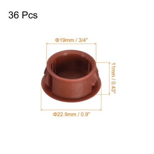 36Pcs 19mm(3/4") Plastic Hole Plugs Panel Flush Type Knockout, Red | eBay