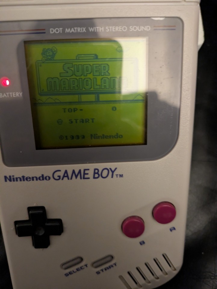 Nintendo GAMEBOY Mint Condition In Box with Instructions Plus 4 Games ...