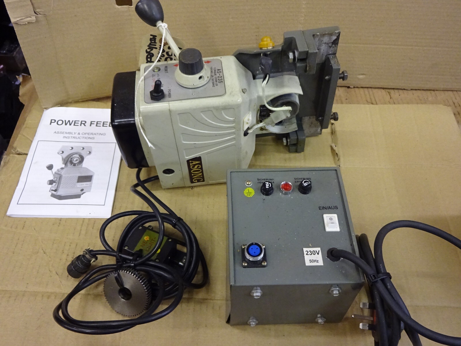 Warco mill drill fitment power table (X) feed unit | eBay UK