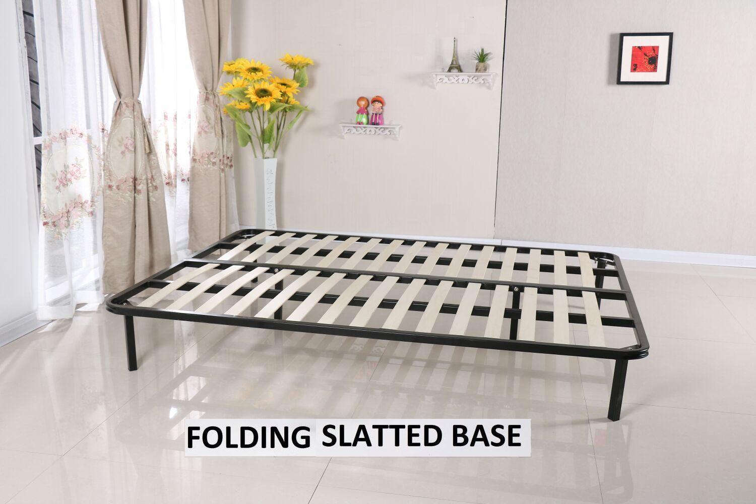 Bed Slatted Folding Guest Bed Base in Single Double King Super King ...