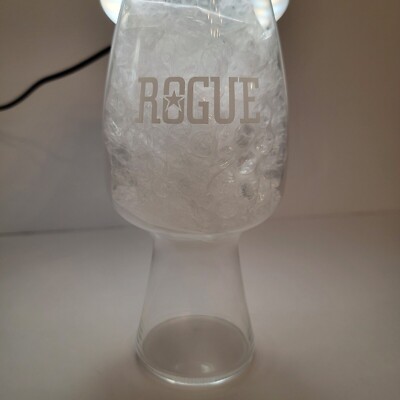Rogue Brewery Newport Oregon Tulip Style Craft Beer Glassware Pub ...