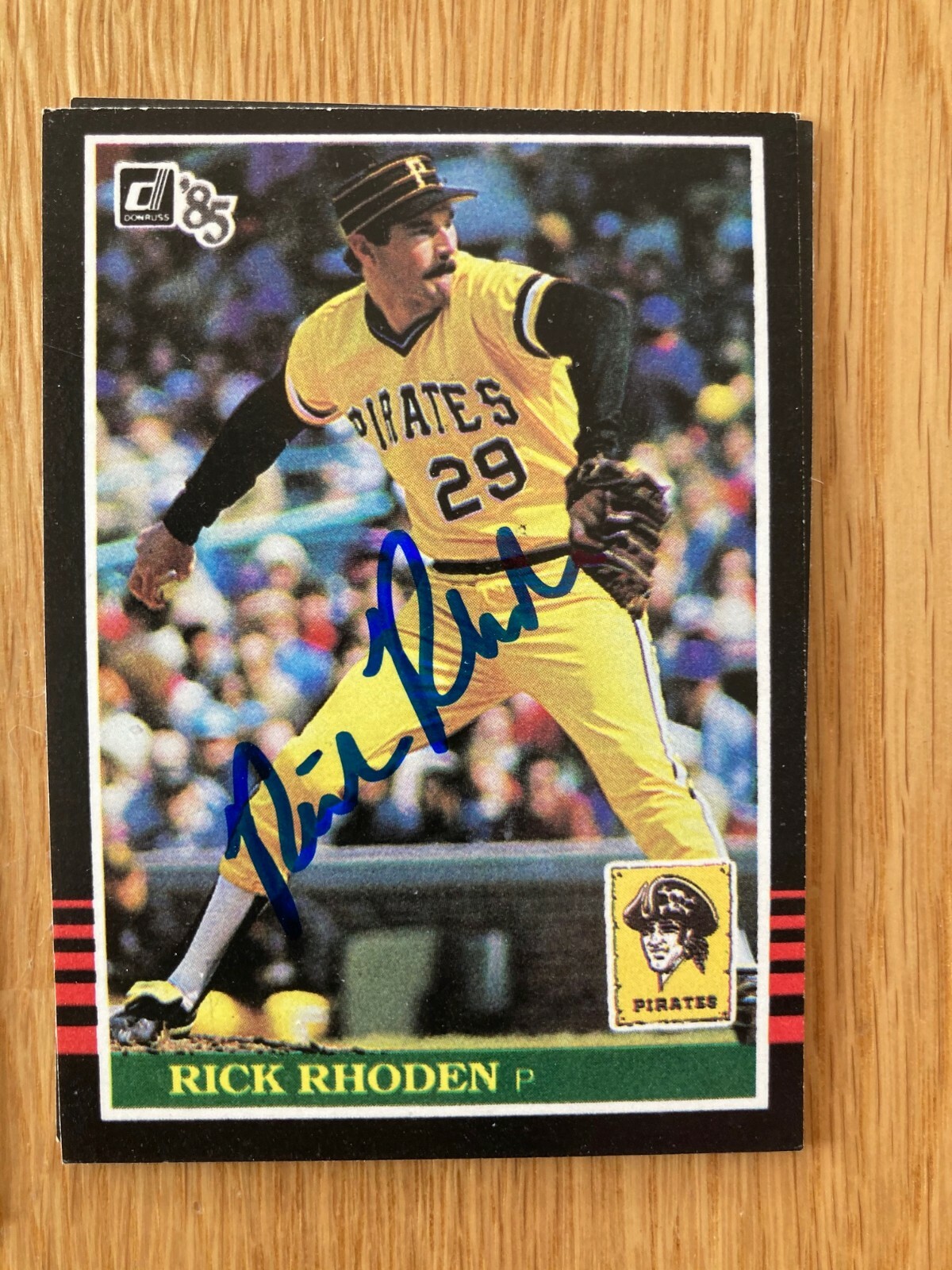 Pittsburgh Pirates Rick Rhoden signed 1985 Donruss card | eBay