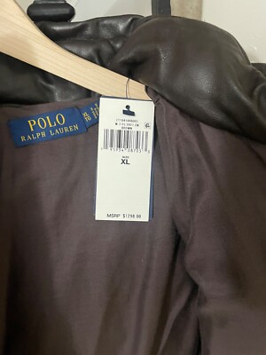 polo ralph lauren belmont leather coat | eBay