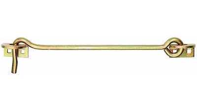 Storm Hook 8 x 300 mm with Eye Plate Gate Fastening Window Hook ...