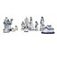Kurt S. Adler 11-piece Porcelain Delft Blue Nativity Set J4020 for sale ...
