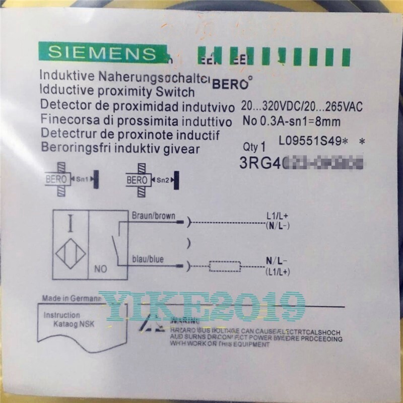 FOR Siemens Proximity Switch Sensor 3RG4013-3KB00 | eBay