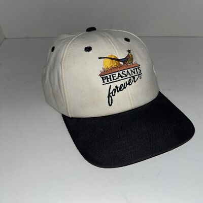 VTG Pheasants Forever Embroidered Snapback Trucker 2 Tone Hat USA ...