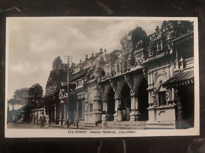 Mint Colombo RPPC Postcard Sea Street Hindu Temples | eBay