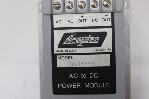 Acopian DB15-35 AC to DC Power Supply Module | eBay