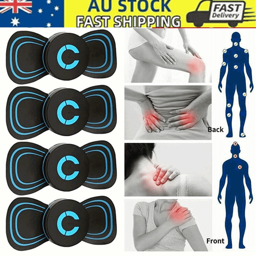 4Pcs Microcurrent Mini Massage Device EMS Massager Full Body Muscle ...