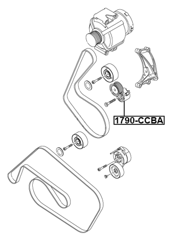Belt Tensioner Febest 1790-CCBA OEM 06E903133AA | eBay
