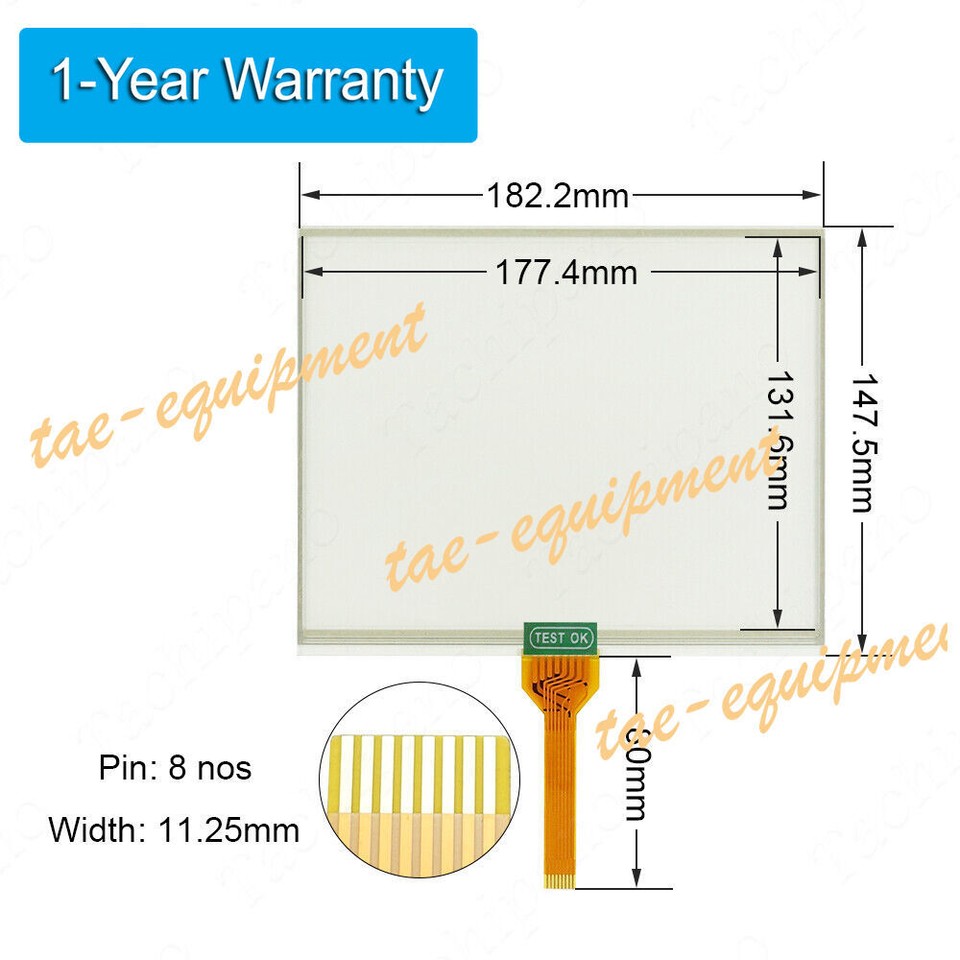 Touch screen for Fukuda Denshi DS-7100 Patient Monitoring medical ...