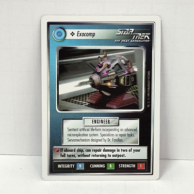 Star Trek The Next Generation CCG, Exocomp Engineer Card, For Repairing ...