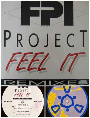 feel it remixes fpi project PPR 020 12" 45 RPM VINILE fpi project ...