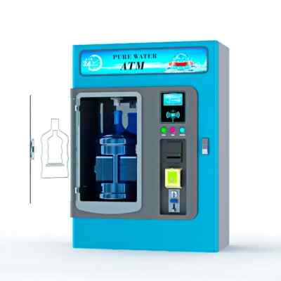 Reverse Osmosis Water RO Coin Operated 3000GPD 9 Stage Vending Machine ...