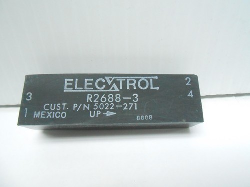 R2688-3 ELECTROL RELAY 4 PINS/ 24 VDC/ 3 AMPS NEW OLD STOCK | eBay