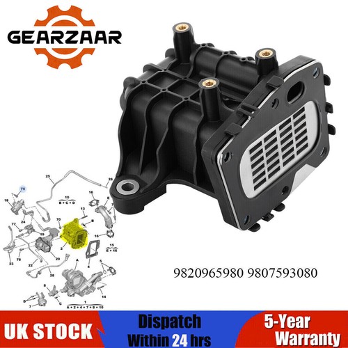 FOR Citroen Peugeot Ford 2.0 Diesel EGR Cooler & Housing 9820965980 ...