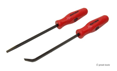 MAYHEW MINI PRY BAR SET – 2-pc small prying bars – tiny hand tools ...