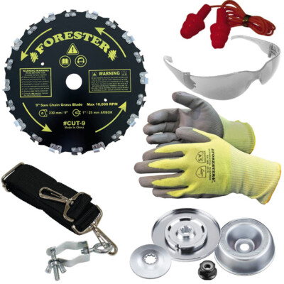 Forester Brush Cutter Blade Conversion Adapter Kit - Cut 9 | eBay