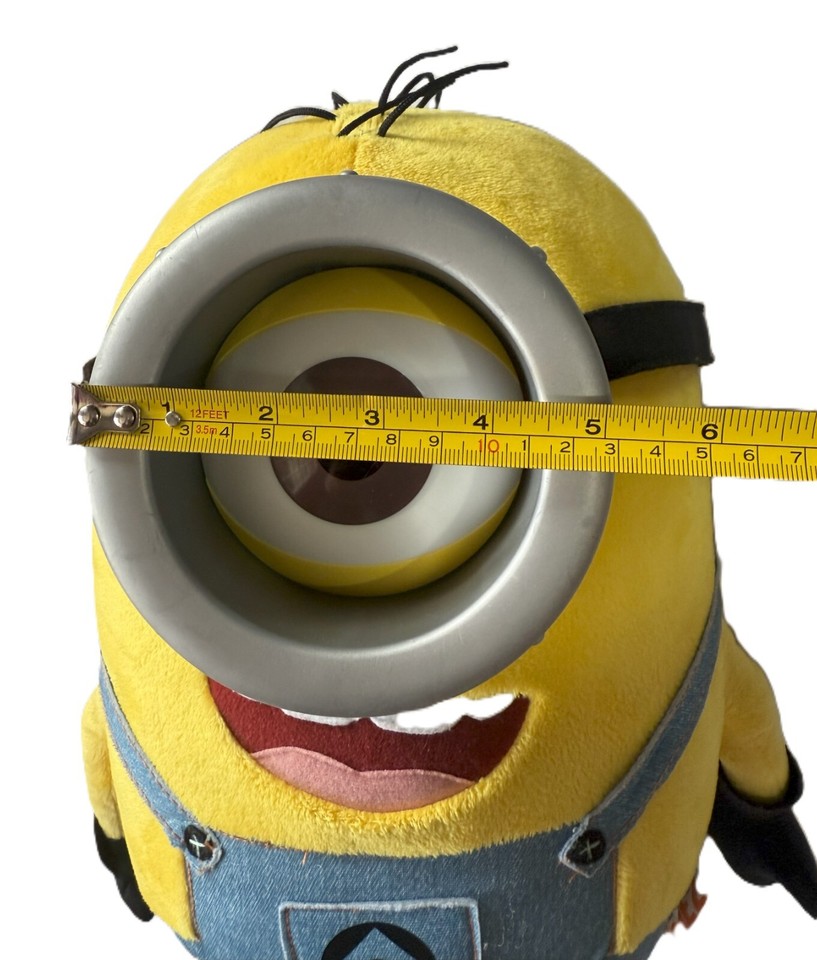 Thinkway Toys DESPICABLE ME Plush Stuart TALKING Minion Light UP 17 ...
