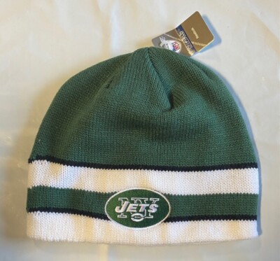 New York Jets Knit Beanie Winter Hat Toque Skull Cap Reebok New green ...