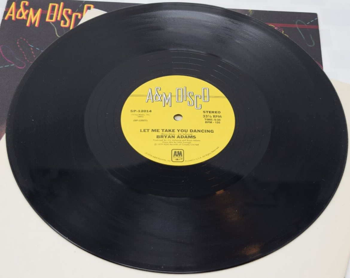 Bryan Adams Let Me Take You Dancing A&M SP12014 12" Single Disco 1979 NM | eBay