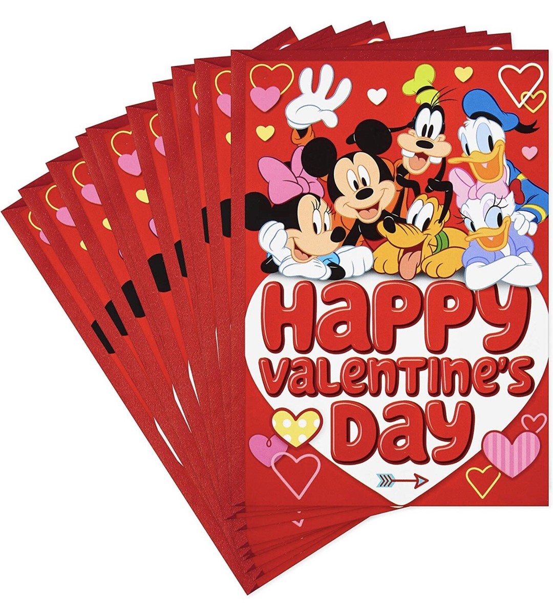 Mickey Mouse Valentine Cards Mickey Mouse" Crystal Art A6 Stamping Set