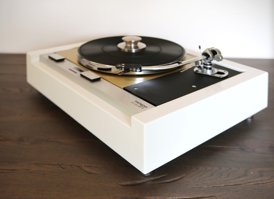 Restored Thorens 125 MKII Record Player Turntable with SME Tonearm 3009 ...