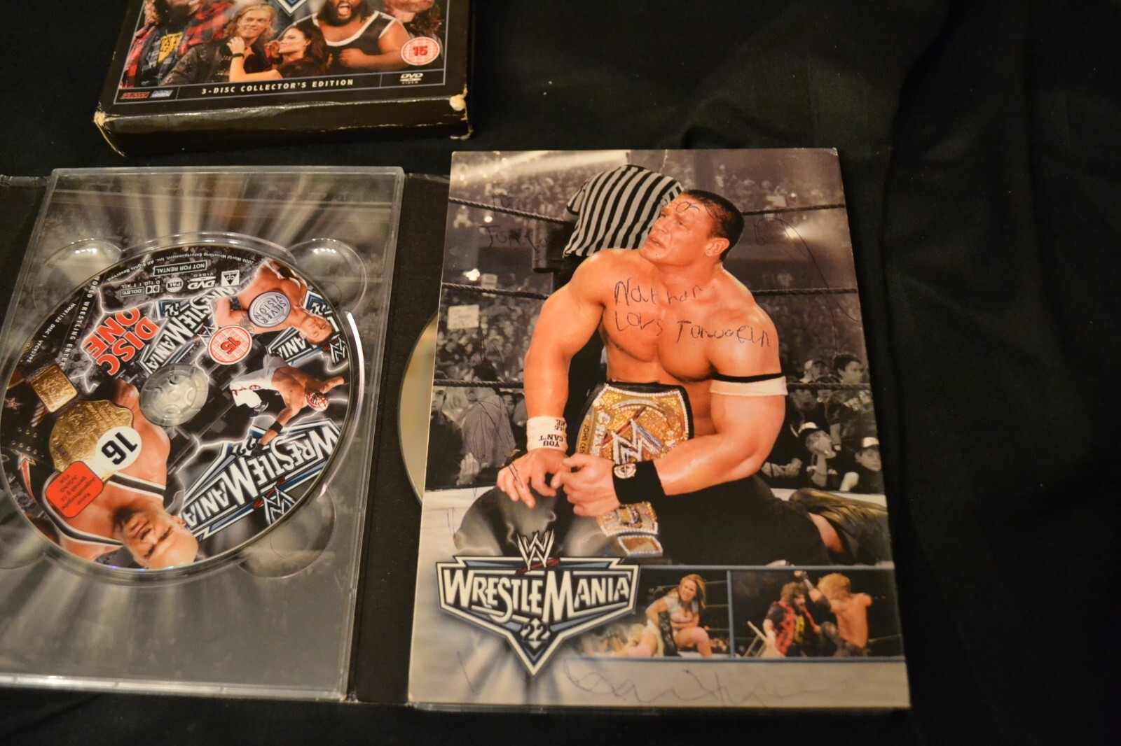 WWE - Wrestlemania 22 (DVD, 2006, 3-Disc Set) John Cena vs Triple H ...
