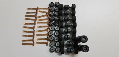 TYCO TCR shoes,rear and front wheels set 10sets each. chassis parts. | eBay