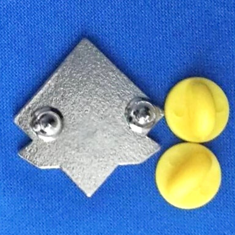 HAZARDOUS MATERIALS OPERATIONS PIN: 1" Size, Silver-nickel Plated, Item ...