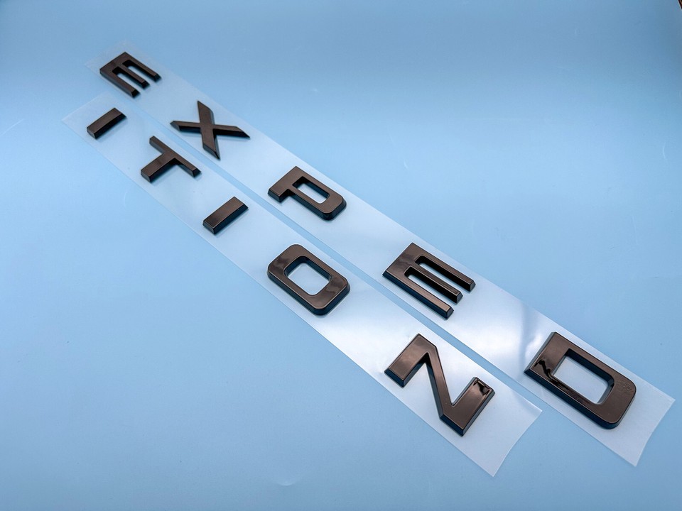 Gloss Black Front Hood EXPEDITION Letters Emblem FIT 2018-2024 Ford ...