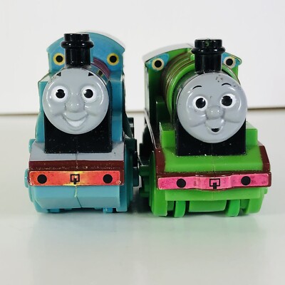 Percy Thomas the Train Tank Engine 3" Free Wheel Toys Lot of 2 Plastic ...