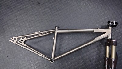 Titanium 26 Inch Frame With Fox 36 Forks, MTB, Dirt jump, Pump track | eBay