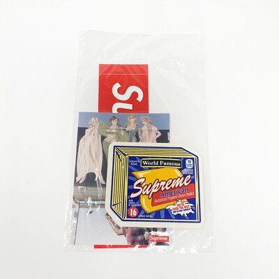 Supreme Bogo, Cheese, Jacob holdt Sealed Sticker Pack FW19 | eBay