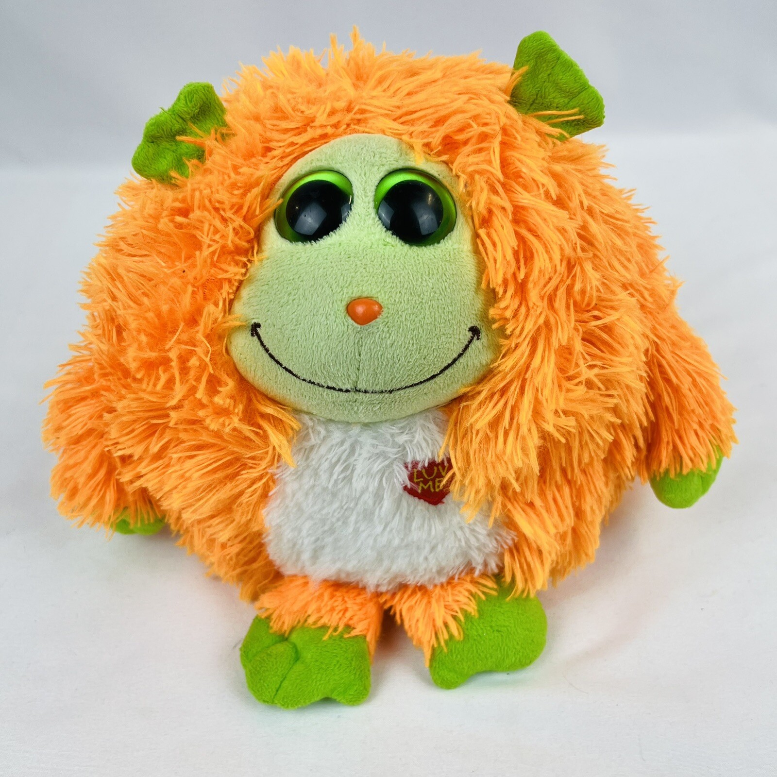 2012 TY Monstaz Chester Toy Plush 7” Doll Orange Luv Me | eBay