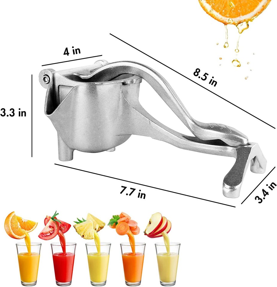 Manual Juicer Fruit Juice Squeezer Heavy Duty Citrus Extractor Tool US ...