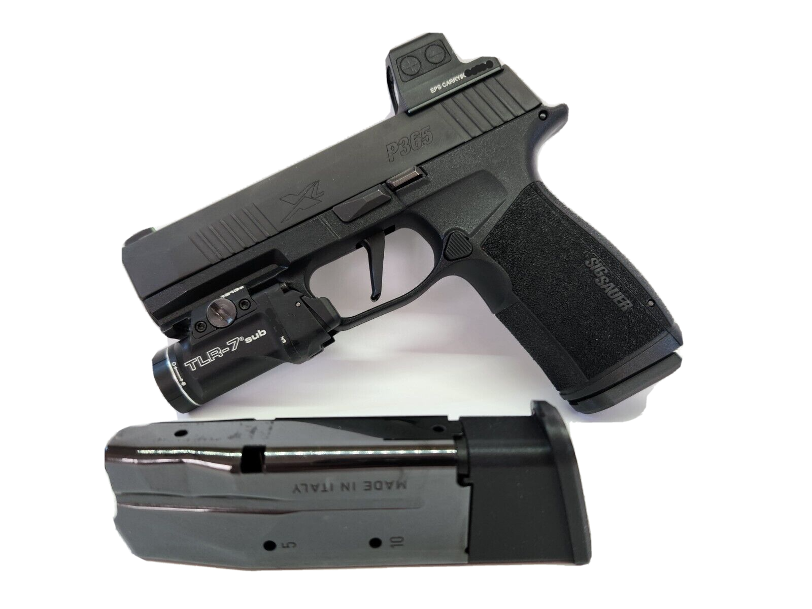 SIG P365 10 Round to X Macro Fuse Magazine Adapter Base Plate Pad ...