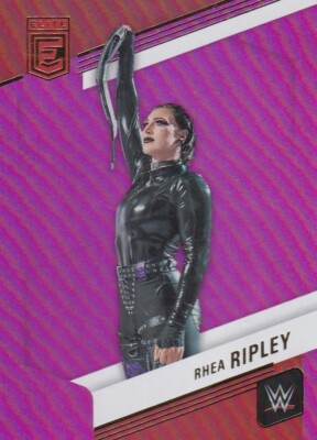 2023 Donruss Elite WWE Pink Parallel #76 Rhea Ripley | eBay